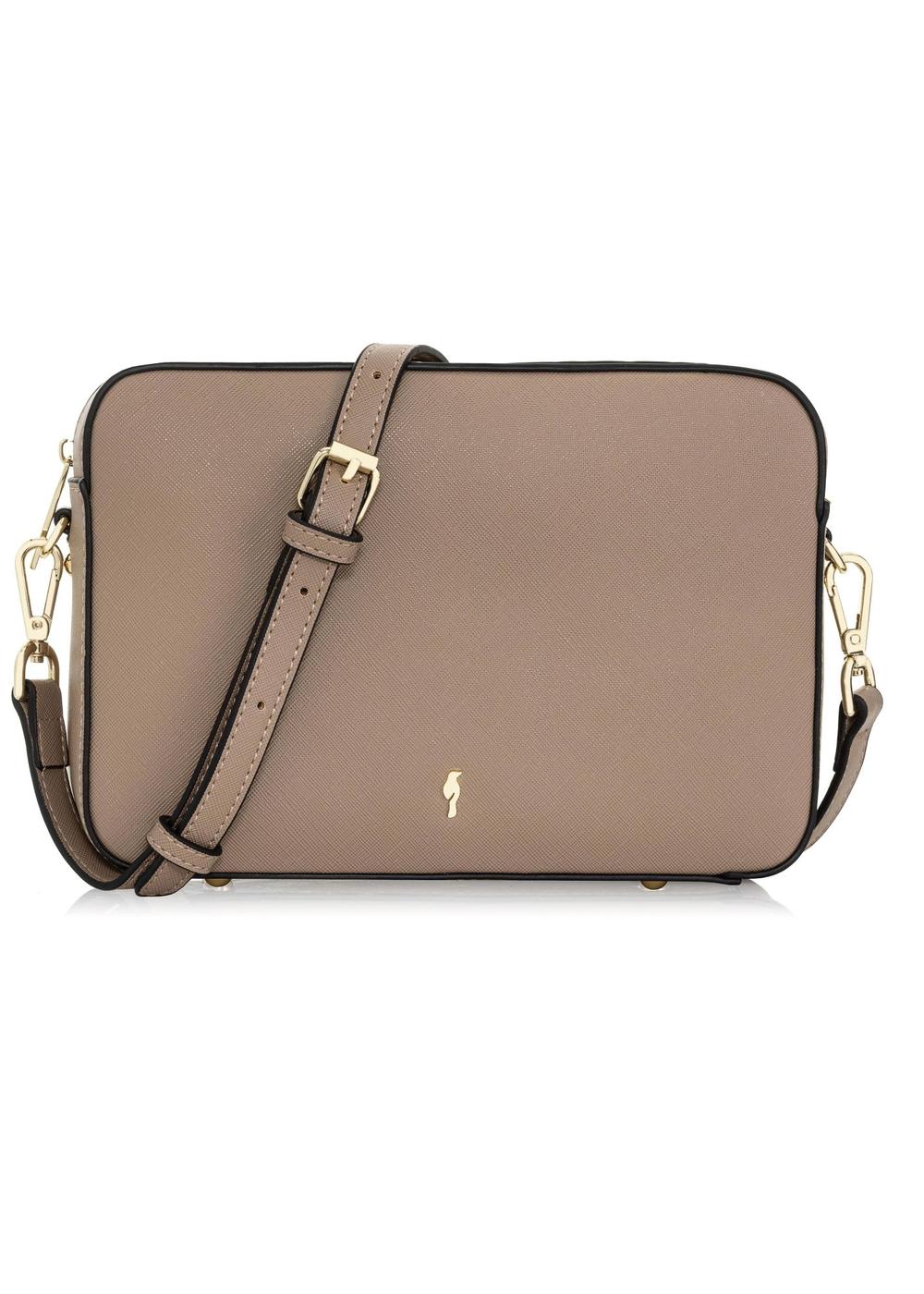 Beżowa torebka damska TOREC-0003F-16(W24) | OCHNIK