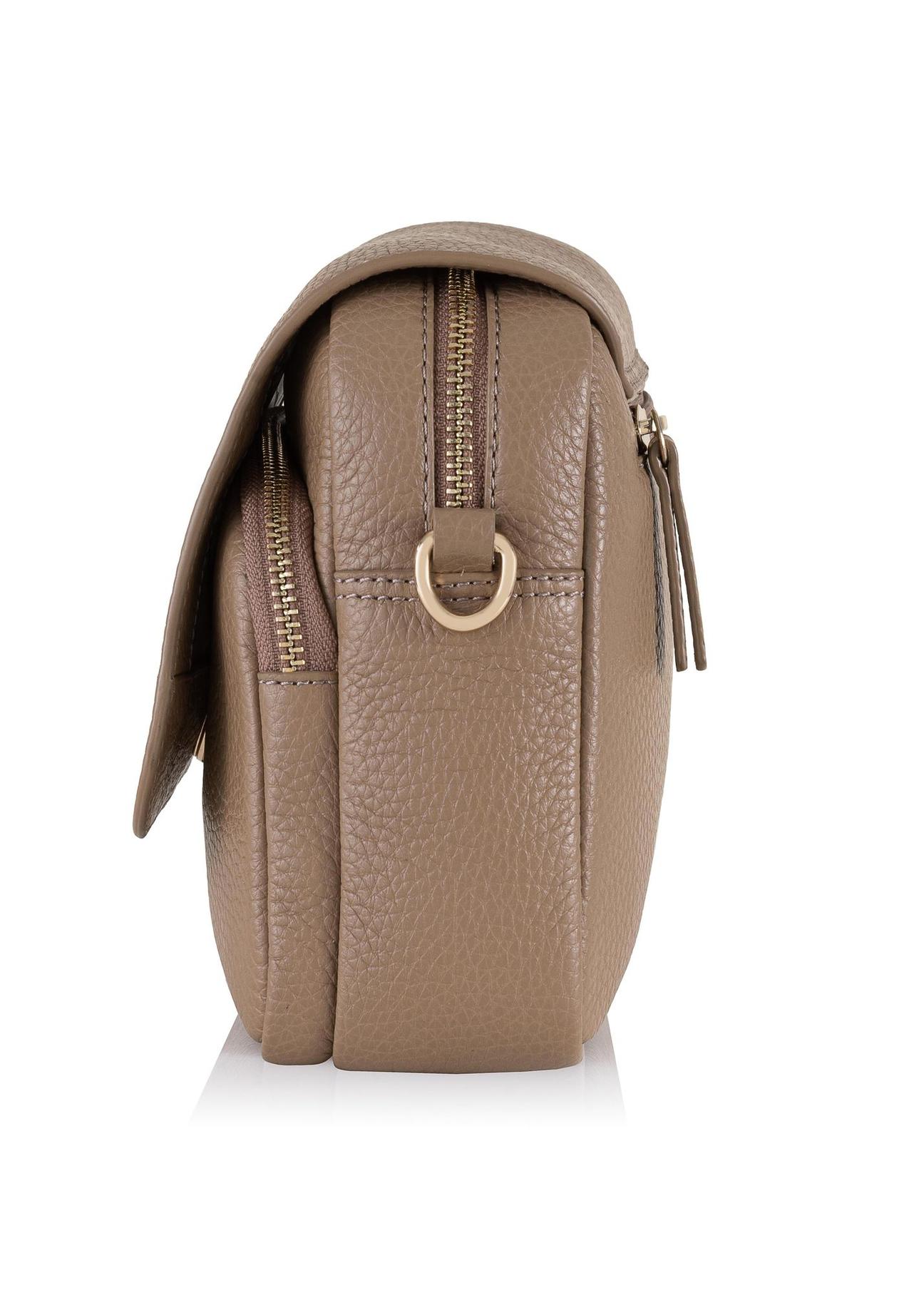 Skórzana mała torebka damska listonoszka TORES-0958-82(Z23) | OCHNIK