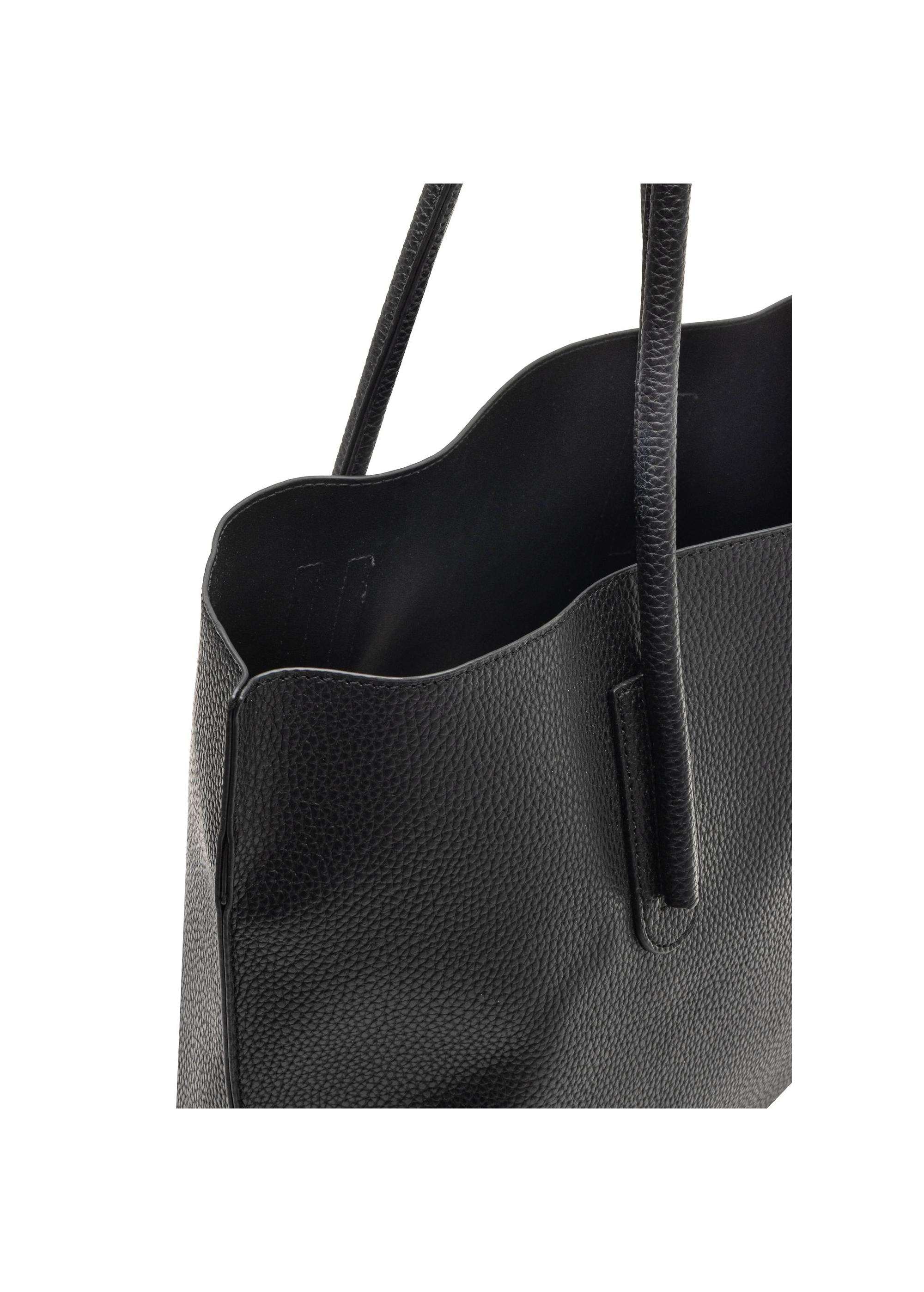 Czarna torebka shopper damska TOREC-0938A-99(W25) | OCHNIK