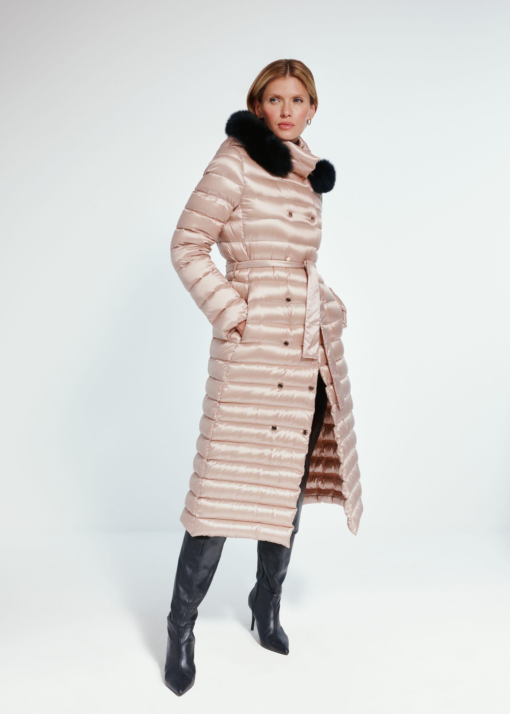 Zimowa kurtka damska w kolorze różowym KURDT-0518-81(Z24) | OCHNIK